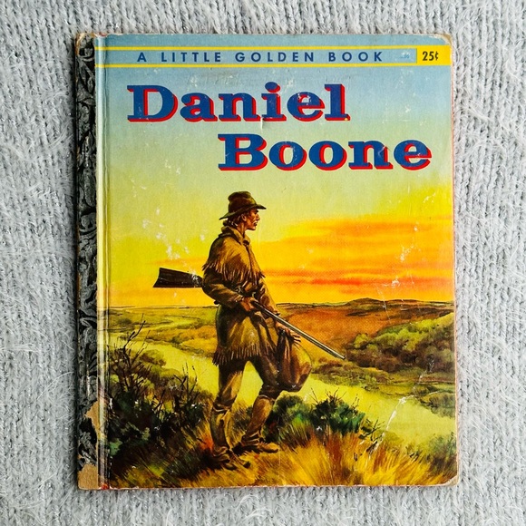 Disney | Other | Daniel Boone A Little Golden Book 956 Picture Book ...